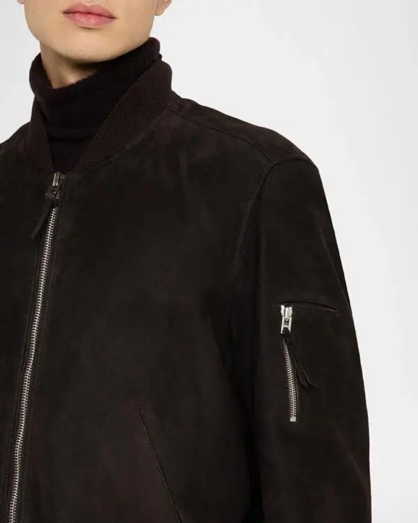 TOM FORD Suede Bomber Jacket