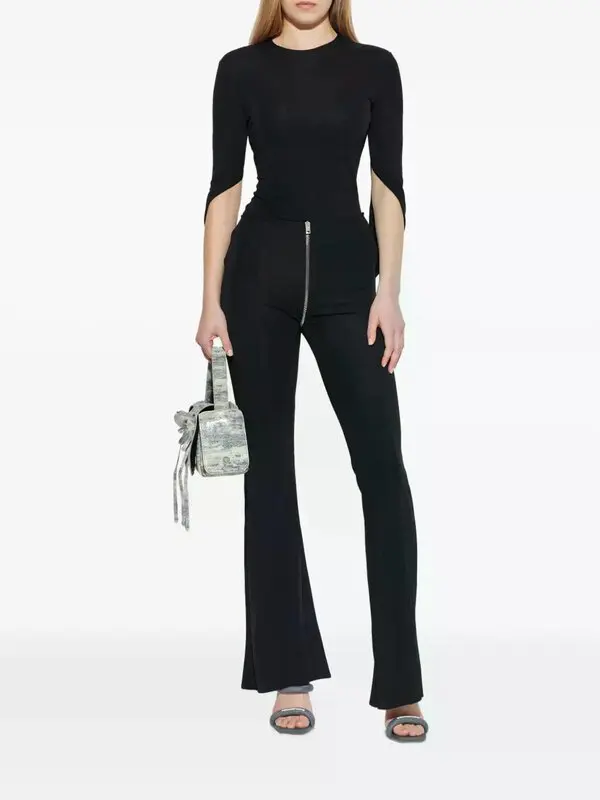 Alexander Wang Zip-detail Flared Trousers