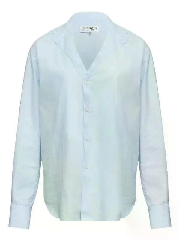 MAISON MARGIELA Long-sleeved V-neck Shirt