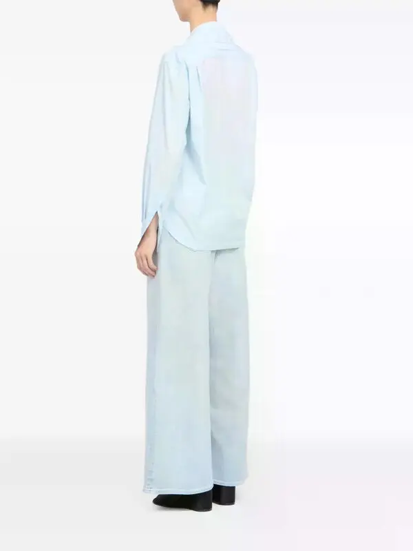 MAISON MARGIELA Long-sleeved V-neck Shirt