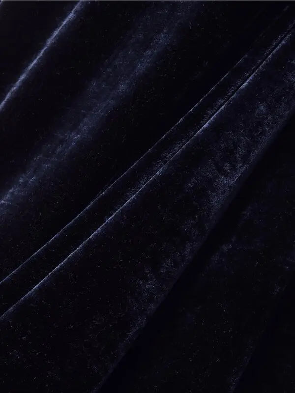 Alaïa Off-the-shoulder Velvet Gown