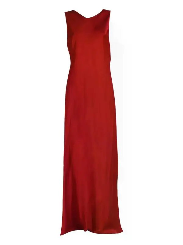 Antonelli Firenze Cowl-neck Maxi Dress - Red