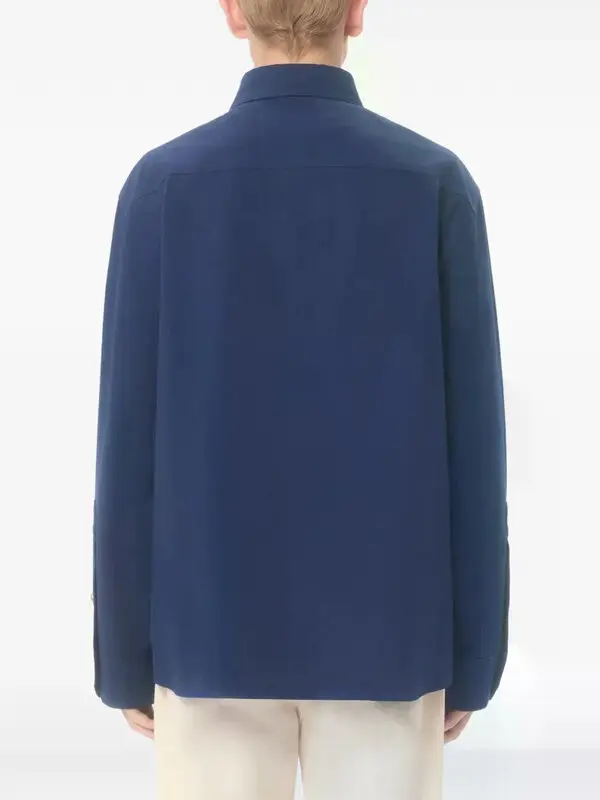 Valentino Garavani Cotton Shirt Jacket - Blue