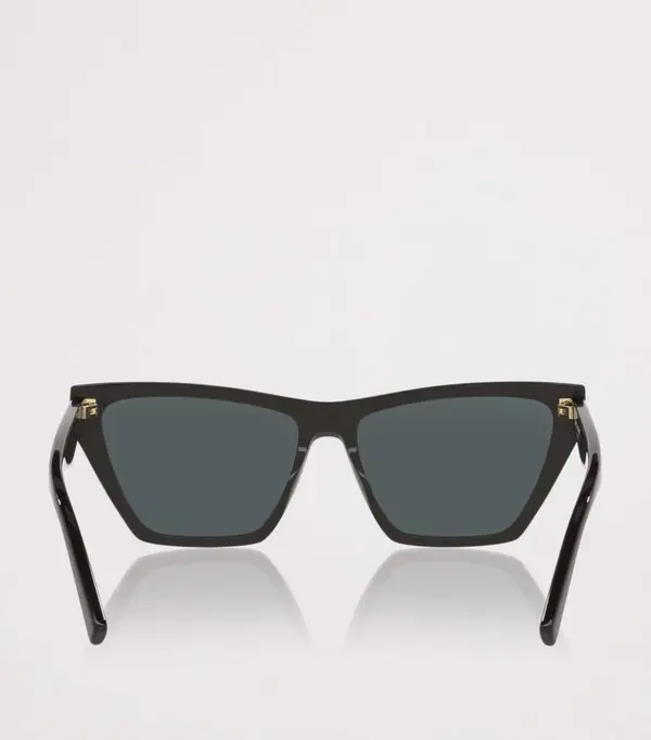 Saint Laurent Acetate Cat Eye Sunglasses - Black