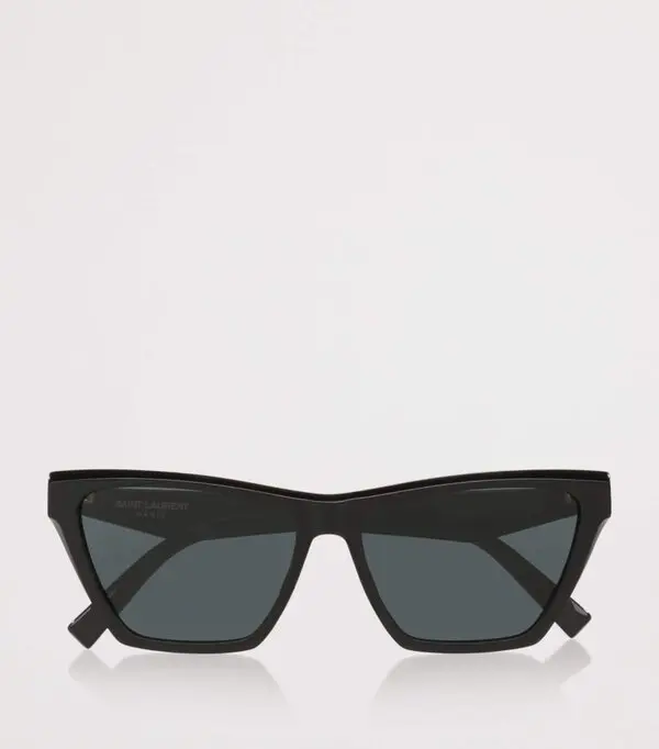 Saint Laurent Acetate Cat Eye Sunglasses - Black
