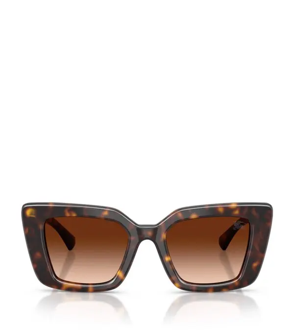 Burberry Oversized Cat Eye Sunglasses - Brown