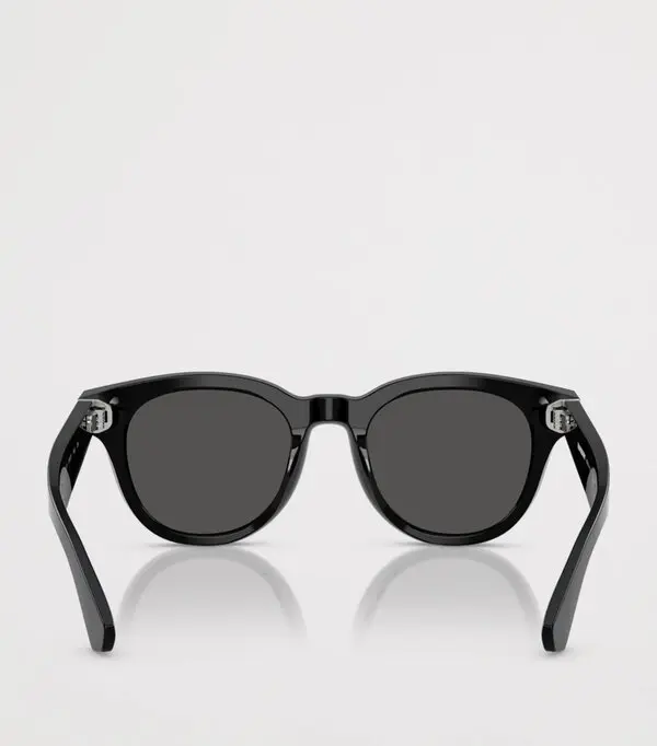 Burberry Acetate Round Sunglasses