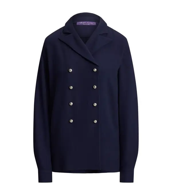 Ralph Lauren Silk Cady Terrel Shirt