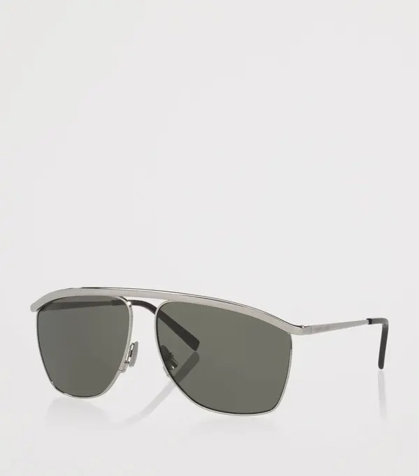 Saint Laurent Metal Sl820 Victoire Pilot Sunglasses