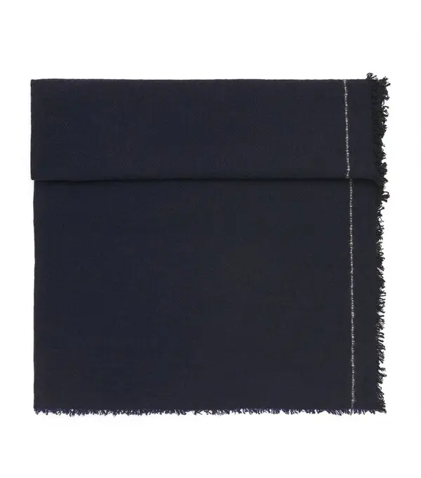 Johnstons Of Elgin Cashmere Usan Scarf - Navy