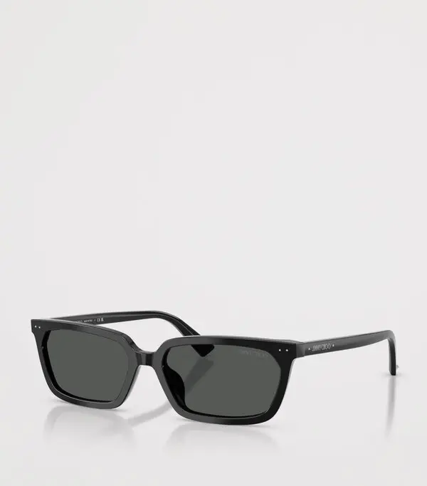 JIMMY CHOO Rectangular Full Rim Sunglasses