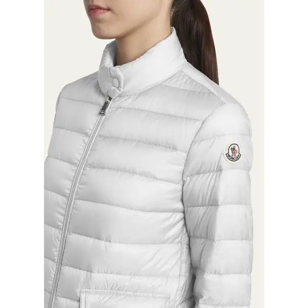 Moncler Lans Short Down Jacket - Gray