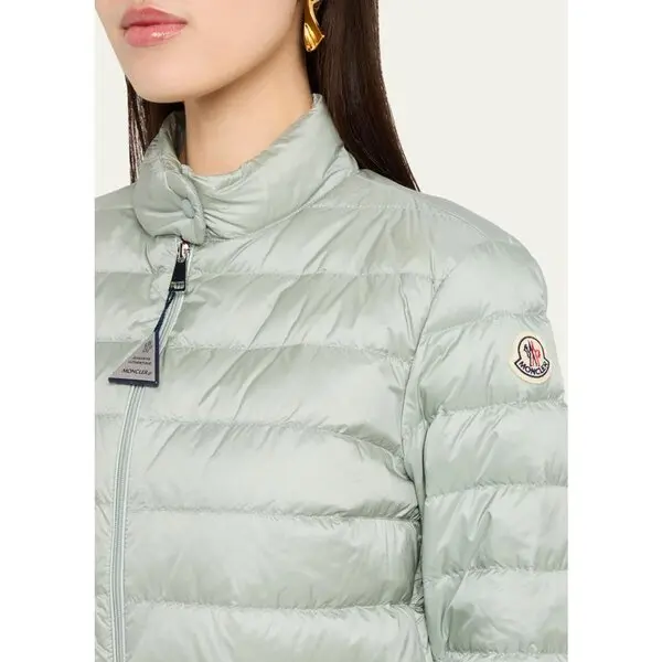 Moncler Lans Short Down Jacket - Gray