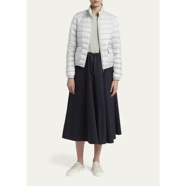 Moncler Lans Short Down Jacket - Gray