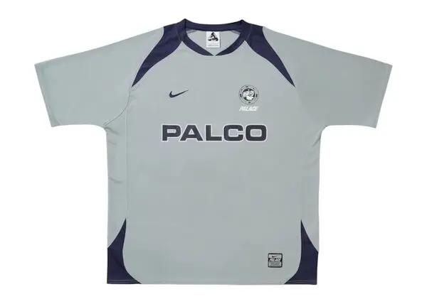 PALACE Nike Shop Jersey - Grey/navy Blue