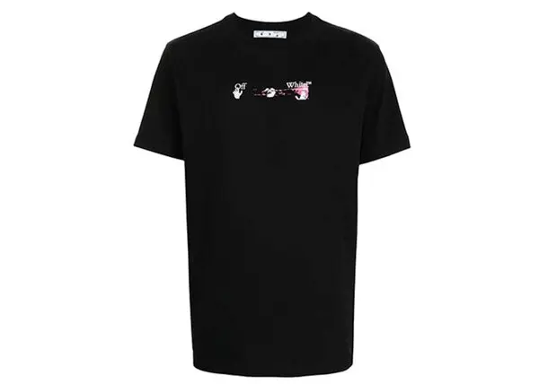 Off-White Acrylic Arrow Logo Print T-shirt