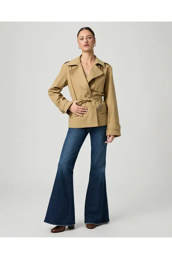 Paige Orsina Khaki Jacket - Yellow / Neutral