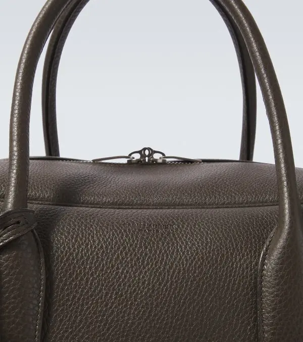 Saint Laurent Bowling Small Leather Duffle Bag