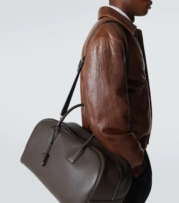 Saint Laurent Bowling Small Leather Duffle Bag