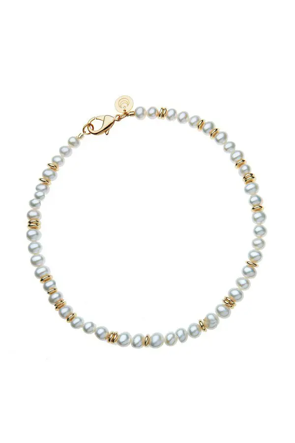 JANE WIN Calypso Pearl Necklace - Gold