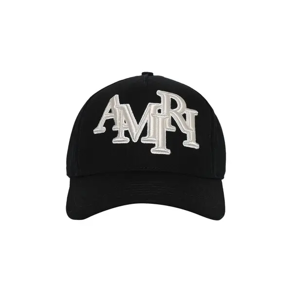 Amiri Staggered Canvas Cap - Black