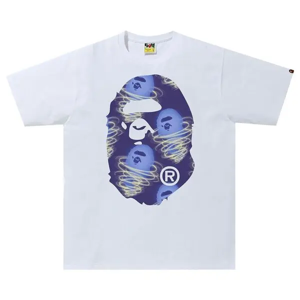 A BATHING APE Storm Big Ape Head Tee - White