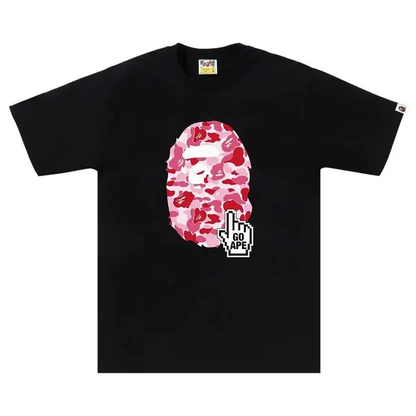 A BATHING APE Abc Camo Tee - Black