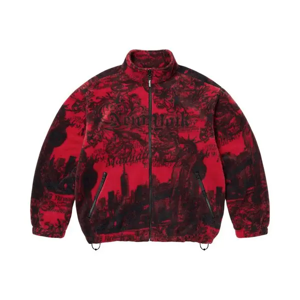 Supreme Fleece Jacket - Red