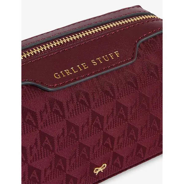 ANYA HINDMARCH Girlie Stuff Woven Pouch