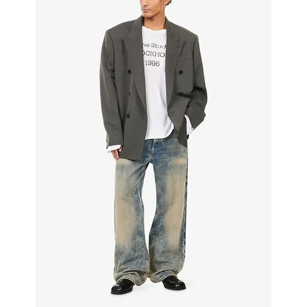 Acne Studios Herringbone Woven Blazer