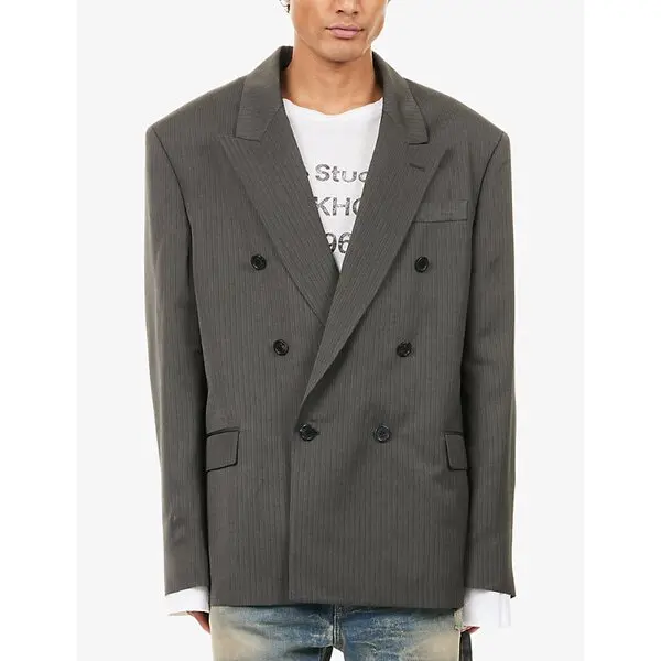 Acne Studios Herringbone Woven Blazer