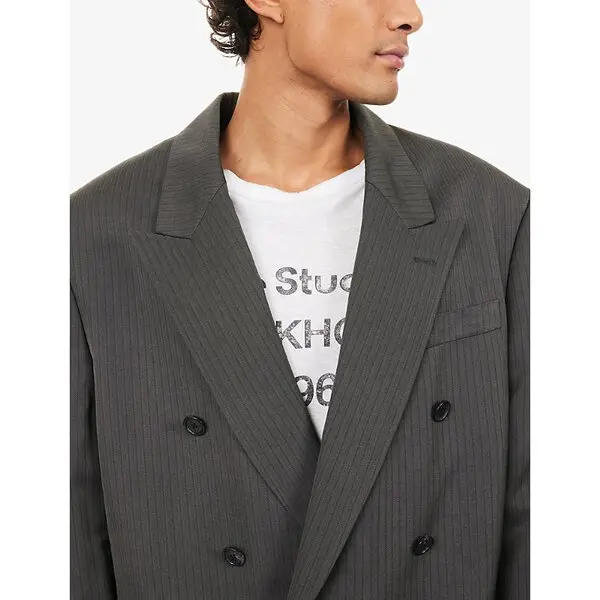 Acne Studios Herringbone Woven Blazer