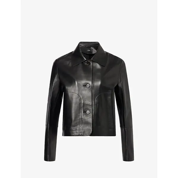 ARMA Cropped Leather Jacket