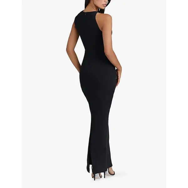 house of cb black maxi dress Floor Length Off Shoulder Black Prom Dresses, Off Shoulder Black Floor –  jbydress