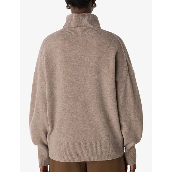 Whistles Relaxed-fit Roll-neck Wool Jumper