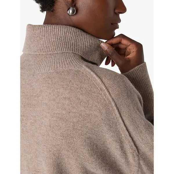 Whistles Relaxed-fit Roll-neck Wool Jumper