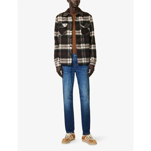 7 For All Mankind Slimmy Tapered-leg Stretch-denim Jeans - Ambition