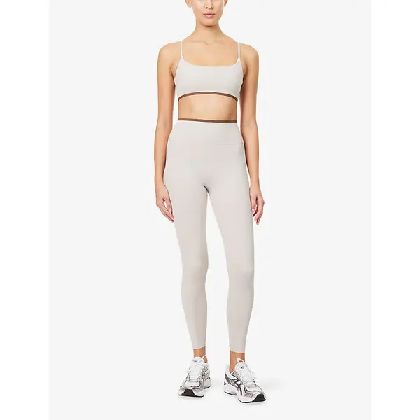 ADANOLA Bonded Contrast Workout Leggings