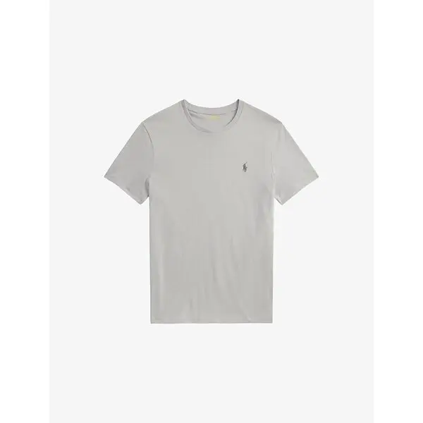 Polo Ralph Lauren Custom Slim-fit Crewneck Cotton-jersey T-shirt - Grey