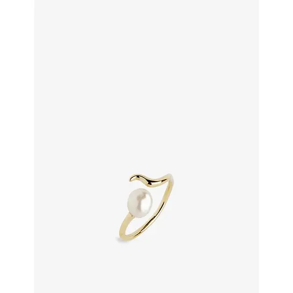 MARIA BLACK Moonshine Pearl Ring - Gold