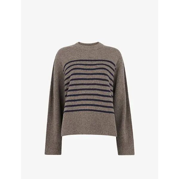 Whistles Striped Wool Jumper
