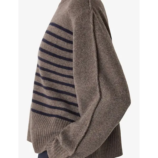 Whistles Striped Wool Jumper