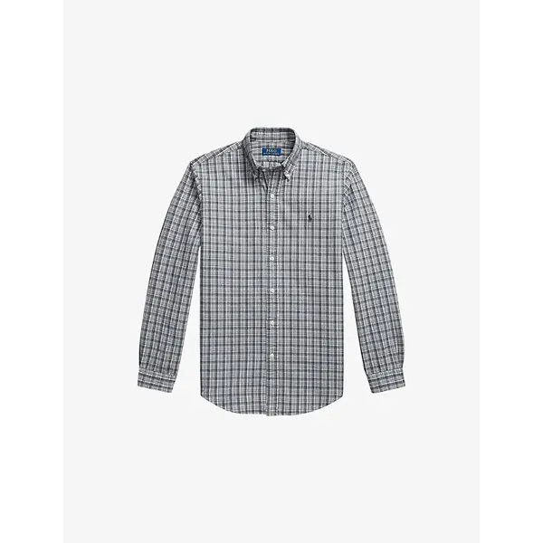Polo Ralph Lauren Custom-fit Brushed Cotton Oxford Shirt - Grey