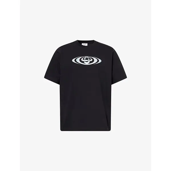Casablanca Warped Logo Cotton T-shirt