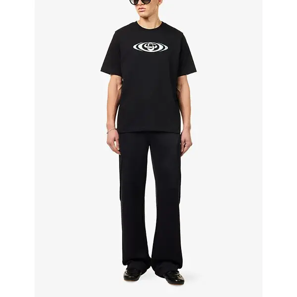 Casablanca Warped Logo Cotton T-shirt