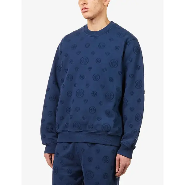 Casablanca Appliqué Logo Cotton Sweatshirt