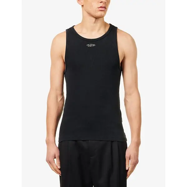 Casablanca Logo-embellished Ribbed Tank Top