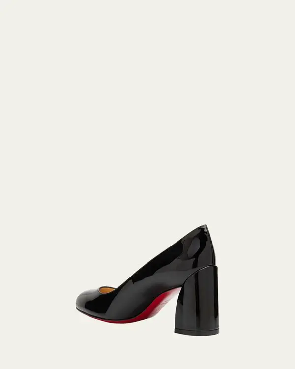 CHRISTIAN LOUBOUTIN 55mm Miss Sab Patent Pumps