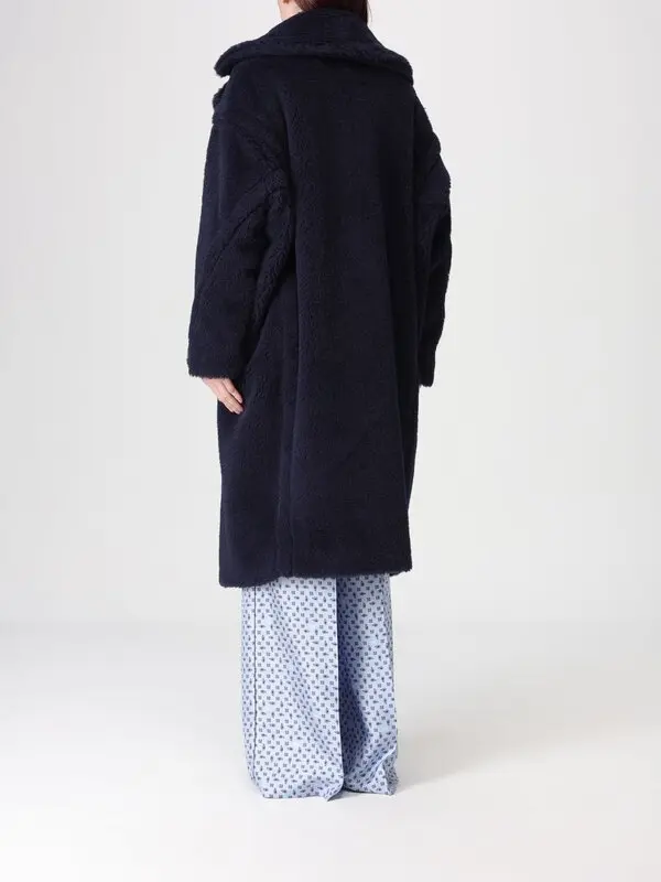 Max Mara Fur Coat - Blue