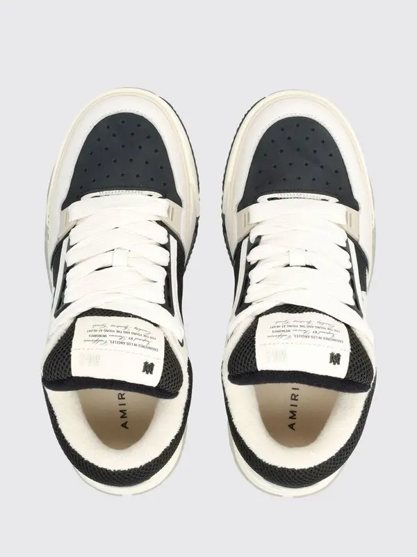 Amiri Leather Lace-up Sneakers - Black